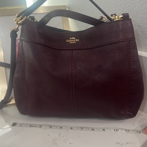 Coach | Bags | Coach Lexy Shoulder Bag W Crossbody Strap In Deep ...